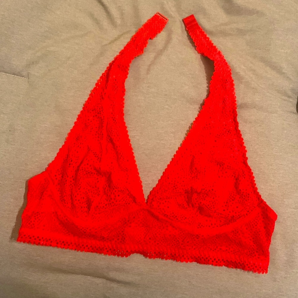 Lacy Red Victoria’s Secret Bralette - Gem